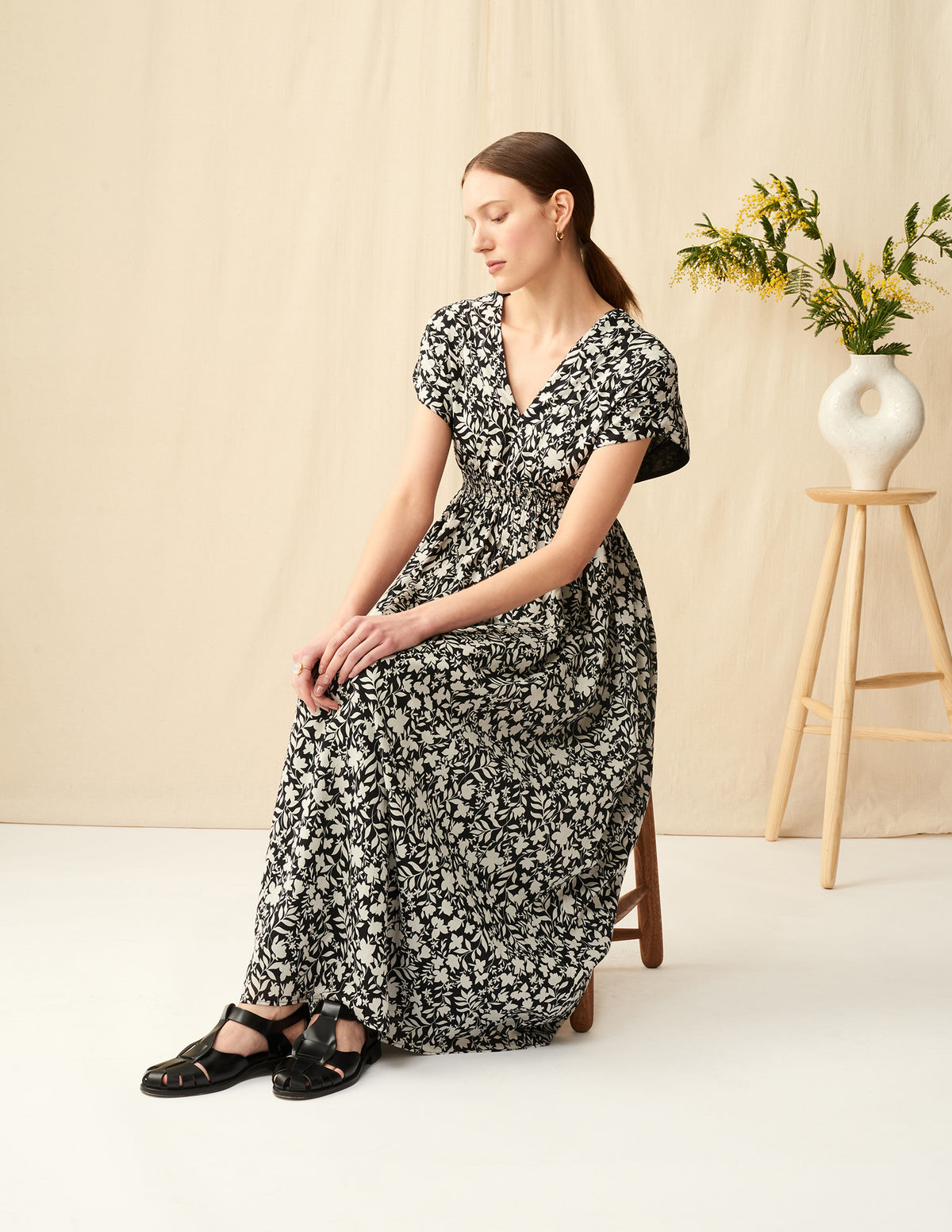 MARIHA(マリハ) リゾートドレス ワンピース 夏の光のドレス Spring Shadow/Black