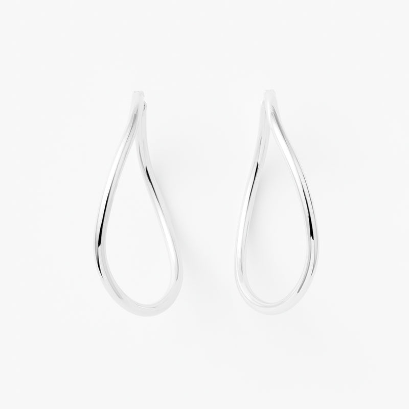 MARIHA(マリハ) Innocent Light フープピアス ウェーブ L (シルバーカラー)SV925