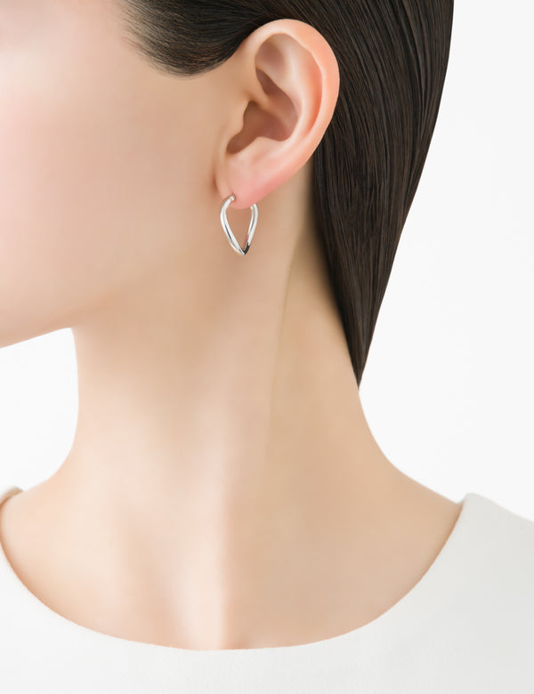 MARIHA(マリハ) Innocent Light フープピアス ウェーブ S (シルバーカラー)SV925